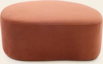 Madura Pouf Julika Opal orange corail - ORANGE