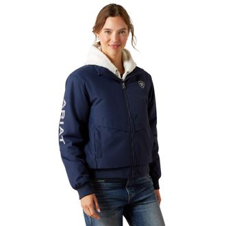 Ariat Womens Stable 2.0 Insulated Jacket Long Sleeve in Navy, Size 2X-Large, by Ariat
