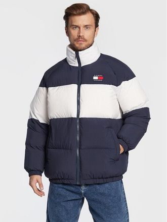 Tommy Jeans Daunenjacke Authentic Serif DM0DM14400 Dunkelblau Regular Fit