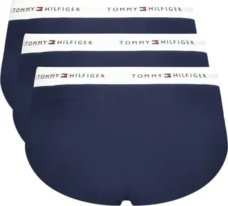 Tommy Hilfiger Organic Cotton Tri-Pack Briefs - Black