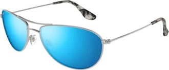 Maui Jim unisex, Accessoires, Bleu, Taille: 57 MM Mj0245S 001 Lunettes de soleil