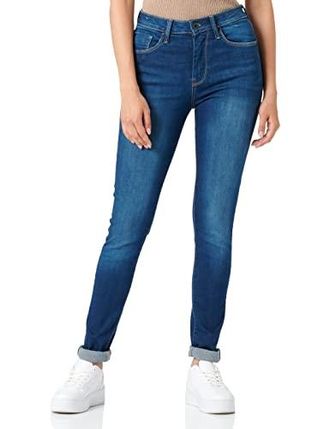Pepe Jeans London Regent Jean Skinny Femme Bleu (Dark Used Hydroless Denim 000) W26/L32 (Taille Fabricant:W26/L32) Lot de