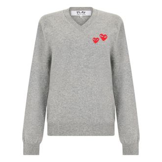 Comme Des Gar&ccedil;ons Pullover mit V-Ausschnitt - - Knitwear - Herren - Grau - M