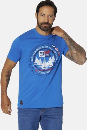 Jan Vanderstorm T-Shirt TERNO mit Segel- und Kompassprint