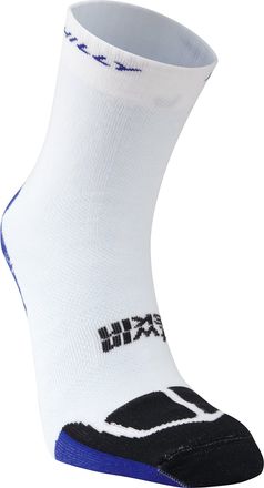 Hilly Herren Socken Twin Skin Classic Running Socken, Wei&szlig;/Electric Blau/Schwarz, Klein, S