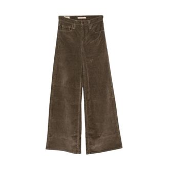 Levi's Pantalon en velours c&ocirc;tel&eacute; - Femme - Pantalons - Brun - Taille: W27