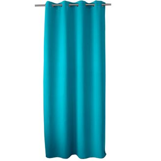 Enjoy Home 2010AN140240 Vorhang, mit 8 &Ouml;sen, Polyester, 40 x 26 cm, t&uuml;rkis, 40x26