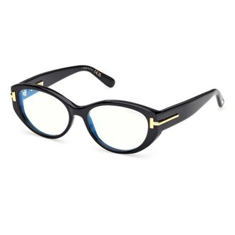 Tom Ford Icon Blue Block Oval Opticals - - Accessories - Damen - Schwarzk - 53 MM