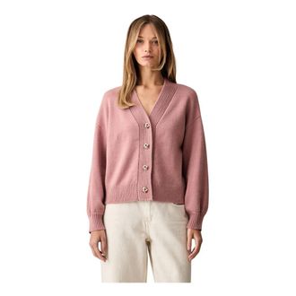 Joseph Ribkoff Cardigan en maille ouvert - Femme - Pulls - Rose - Taille: 46 FR
