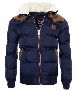 Geographical Norway Winterjacke Geographical Norway Designer Herren Winterjacke Abraham Jacke Navy XX