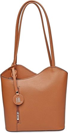 Anna Luchini Braun Rindsledertasche