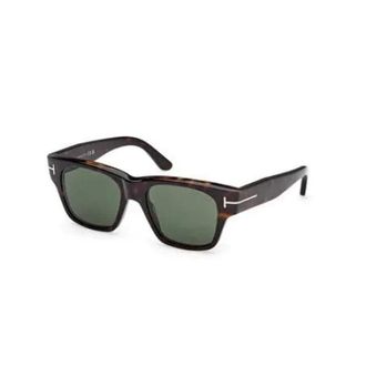 Tom Ford Homme, Accessoires, Brun, Taille: 53 MM Ft1280 Caine-02 Lunettes de soleil