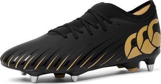 Canterbury Of New Zealand Unisex Kinder CCC Speed Falcon Soft Ground Team Rugby-Stiefel, Schwarz, 36 EU