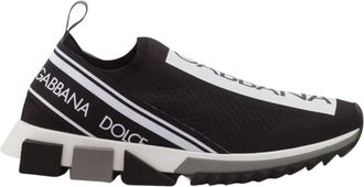 Dolce & Gabbana Homme, Chaussures, Noir, Taille: 40 1/2 EU Sorrento Baskets