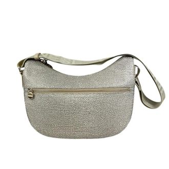 Borbonese Femme, Sacs, Beige, Taille: ONE Size Luna Bag Small