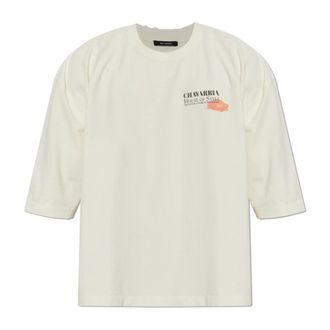 Willy Chavarria Total Transformation Buffalo Tee - Homme - Tops - Blanc - Taille: XL