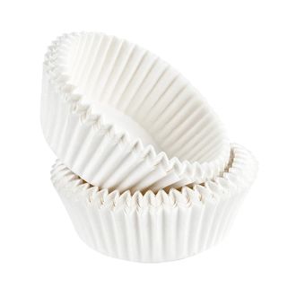 EuroHome Einweg Muffinform 200 Stück - Muffinförmchen mit fettdichtem Papier - Muffinform Papier 5 x 2,4 cm für Muffins, Cupcakes und mehr - Muffin Papierförmc