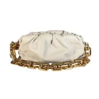 Bottega Veneta Pre-owned Leder Schultertasche - - Pre-owned - Damen - Wei&szlig; - ONE SIZE