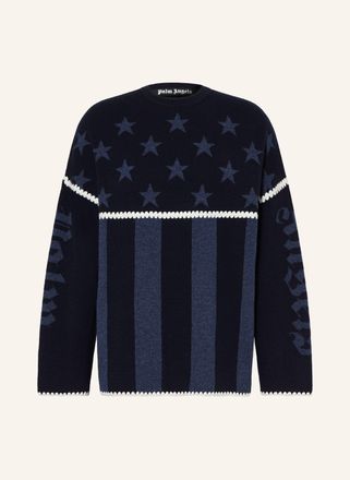 Palm Angels Pullover Stars & Stripes blau
