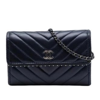 Chanel Pre-owned Wallet on Chain - - Pre-owned - Damen - Blau - ONE SIZE