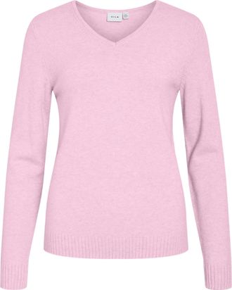 Vila Viril V-Neck L/S Knit Top - Noos
