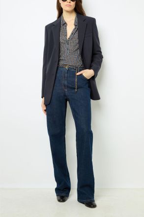 Gerard Darel Jean flare - NIGELLE - Marine