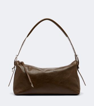 Christophe Lemaire Sac port&eacute; &eacute;paule Small en cuir