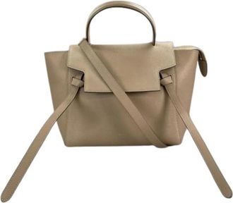 Celine Sac &agrave; main vintage doccasion - Femme - Pre-owned - Beige - Taille: ONE Size