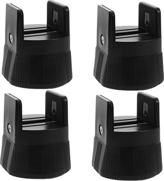 Angoily 4st&uuml;cke M&ouml;belerh&ouml;hungen Verstellbare Stuhlf&uuml;&szlig;e rutschfeste F&uuml;&szlig;e Kunststofff&uuml;&szlig;e Tischf&uuml;&szlig;e Feste Unterlage M&ouml;belf&uuml;&szlig;e Unterlage Kunststoff-montagef&uuml;&szlig;e Vi