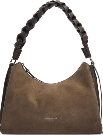 Coccinelle Handtasche Coccinelle P6P Boheme Suede Bimaterial E1 P6P 13 03 01 Khakifarben