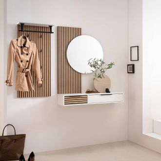 Schildmeyer home24 Spiegelelement Loft 80 x 109 x 3cm Braun Spanplatte, beschichtet 80 x 109 x 3cm