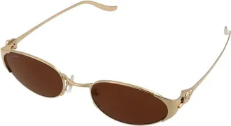 Cartier CT0630S Metal Frame Sunglasses - Gold