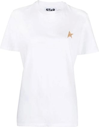 Golden Goose Femme, Tops, Blanc, Taille: 36 FR 10272 Tee