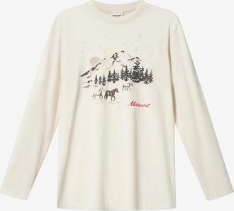 Isabel Marant T-shirt Martine - Femme - &Eacute;cru - Taille Xs - Marant &Eacute;toile - Id&eacute;es de cadeaux pour femme