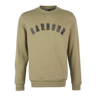 Barbour Homme, Sweatshirts et sweats à capuche, Vert, Taille: 2XL Sweat à Col Rond Classique