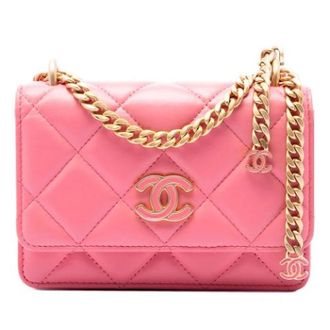 Chanel Pre-owned Quilted Crossbody Bag - - Pre-owned - Damen - Rosa - ONE SIZE