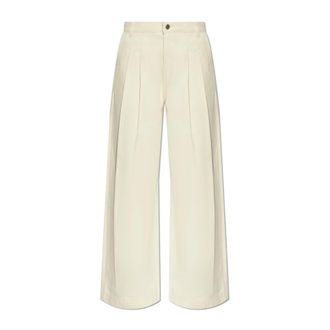 Theory Femme, Pantalons, Beige, Taille: W26 Pantalon plissé
