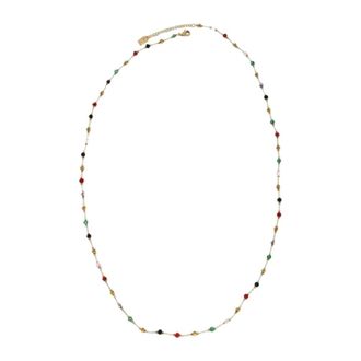 Dansk Copenhagen Eira Strong Waterproof 18K Gold Plated Long Necklace - Polished Stainless Steel - - Accessories - Damen - Gelb - ONE SIZE