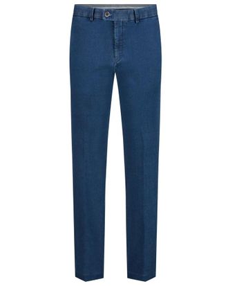 Hiltl Chino Tarent aus elastischer Baumwolle in Denim-Optik, Slim Fit in