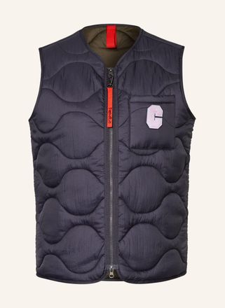 No.1 Como Steppweste Lyss Mit Pailletten blau