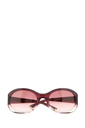 Gucci Womens Burgundy Acetate Sunglasses Redburgundyred Exterior: Occhiali Da Sole