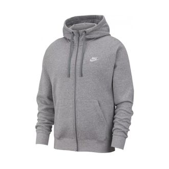 Nike Sportswear Club Fleece Full-Zip Hoodie - - Sport - Herren - Grau - XL