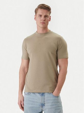 Karl Lagerfeld T-Shirt 755047 562235 Khakifarben Regular Fit