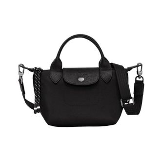 Longchamp Sac Tote Energy Noir avec Fermeture &Eacute;clair - Femme - Sacs - Noir - Taille: ONE Size