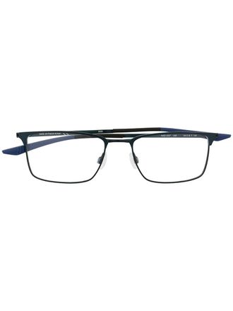 Nike Brille mit eckigem Gestell - Blau