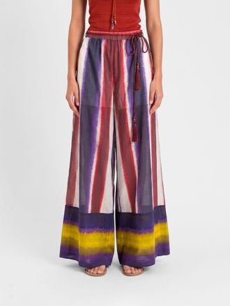 Twin-Set Pantalon Femme couleur Multicolore