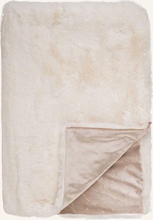 Joop Plaid J!Smooth Aus Kunstpelz weiss