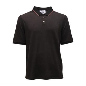 Alpha Studio Seiden/Baumwollhemd in Schwarz - - Tops - Herren - Schwarzk - XL