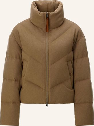 Rich & Royal Daunenjacke Aus Flanell braun