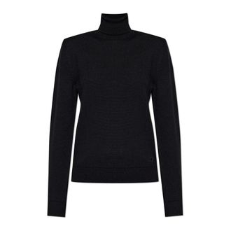 Dolce & Gabbana Wollrollkragen - - Knitwear - Damen - Schwarzk - XS
